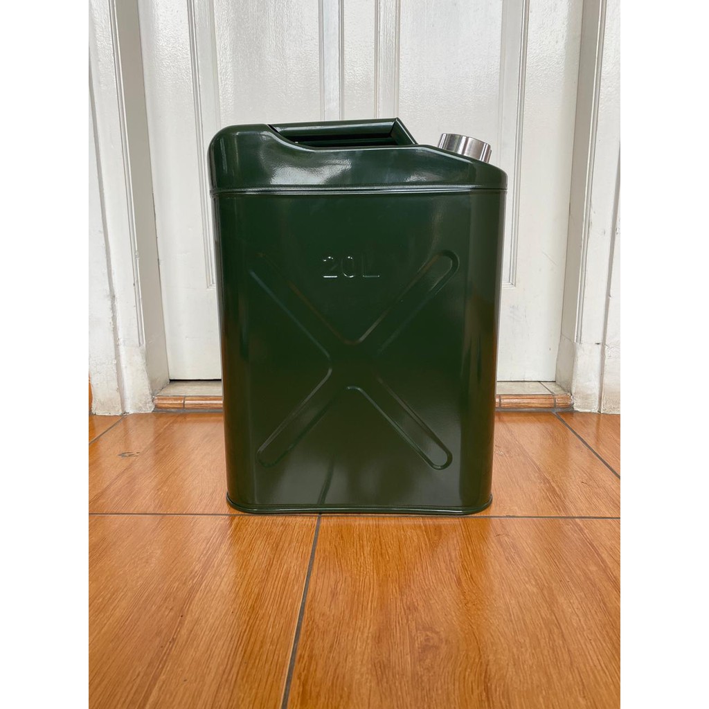 Jual jerigen metal KRISBOW 20 liter jerigen besi | Shopee Indonesia