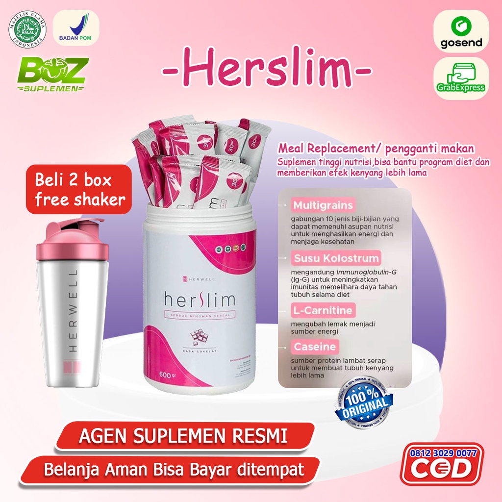 Jual Herwell Herslim - Meal Replacement Untuk Diet Yang Kaya Nutrisi ...