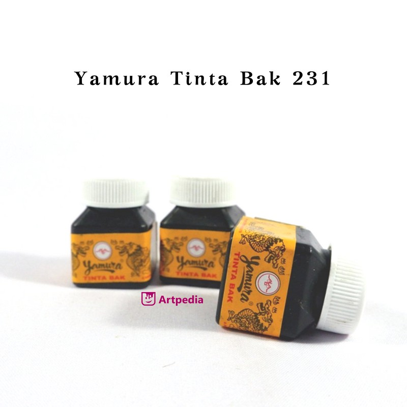 Yamura Tinta Bak 231 -Yamura tinta cina /tinta kaligrafi ukuran kecil ...