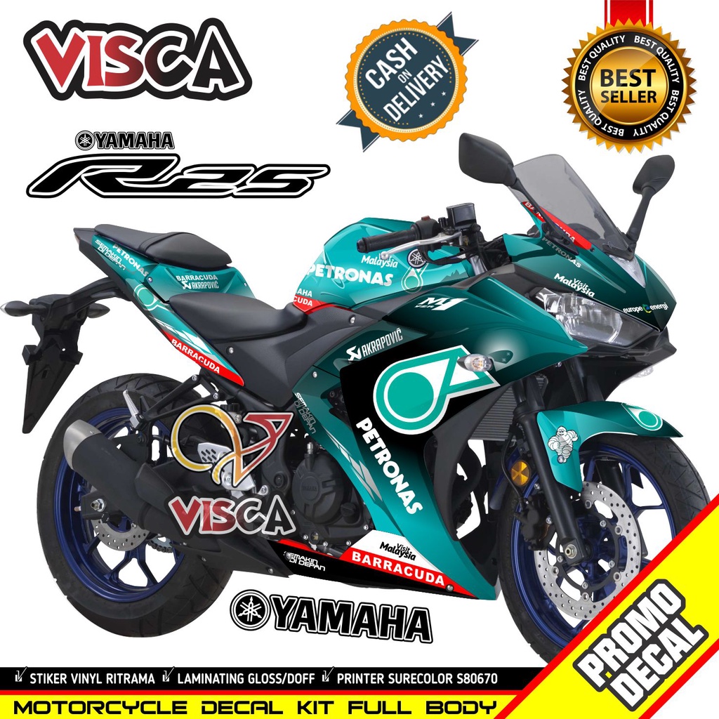 Jual Decal R25 Full Body Decal Yamaha R25 Old Stiker R25 Full Body ...
