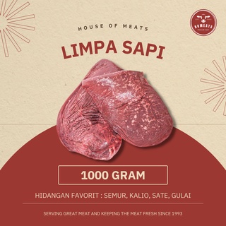 Jual Limpa Sapi Lokal Segar 1000 Gram | Shopee Indonesia
