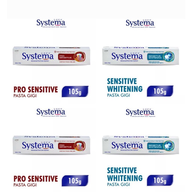 Jual SYSTEMA Pasta Gigi Pro / whitening Sensitive 105g | Shopee Indonesia