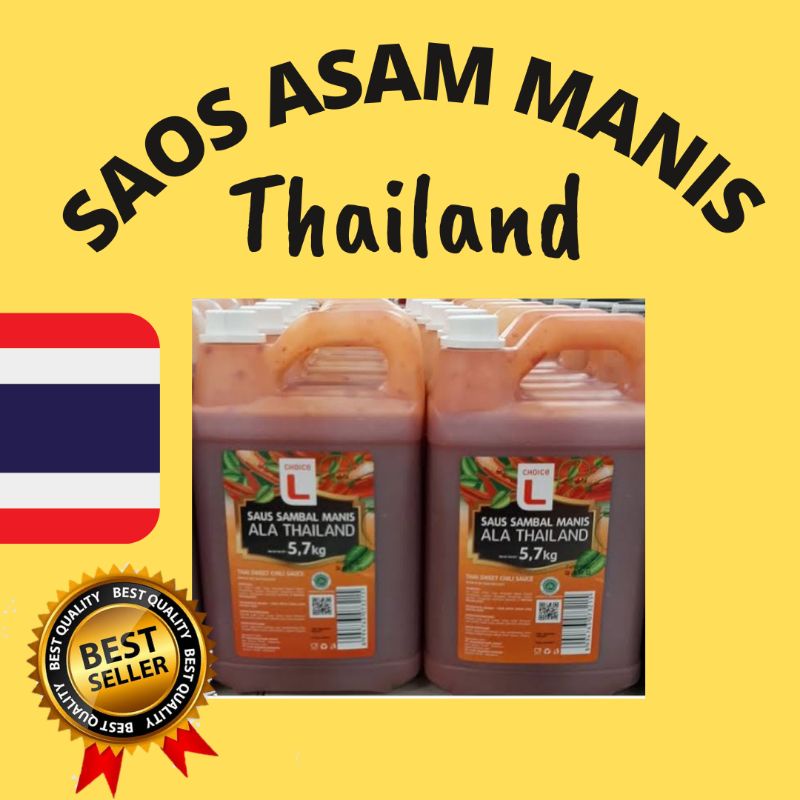 Jual Soas Asam Manis Thailand / Saos Pedas Manis / Saos Dimsum | Shopee ...
