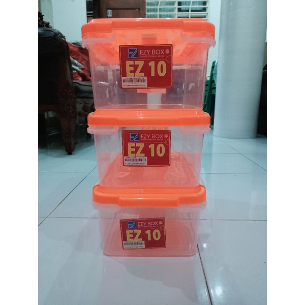 Jual 3 Pcs Box Container Plastik 10 Liter Ezy Box Parcel Box Storage ...
