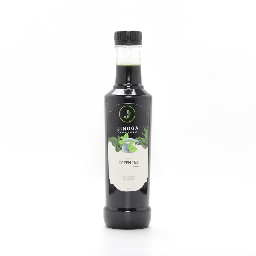 Jual JINGGA Matcha Green Tea Syrup 350 ml - Sirup Matcha Green Tea ...