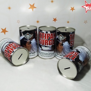 Jual Celengan Kaleng Karakter Custom Buka Tutup Bawah / Kencleng Infaq ...