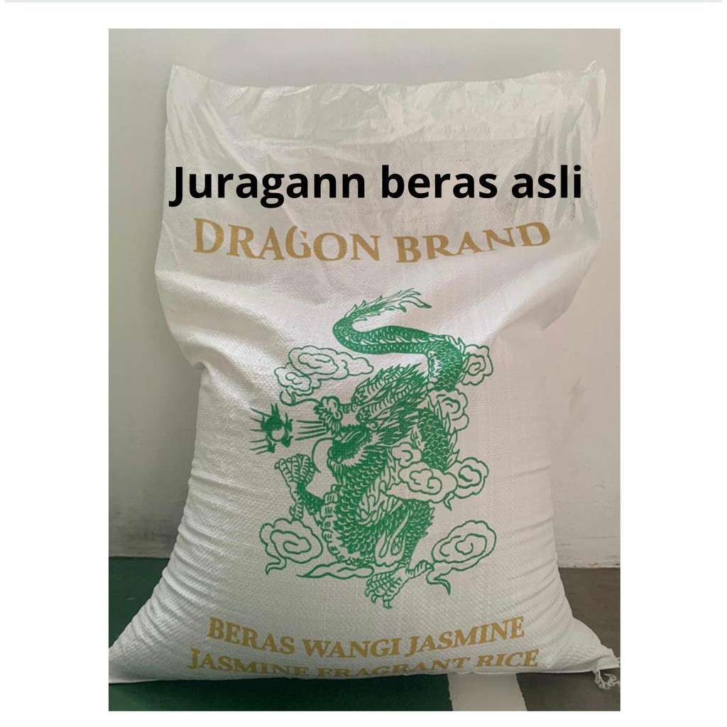 Jual BERAS JASMINE THAI DRAGON BRAND 20 KG | Shopee Indonesia