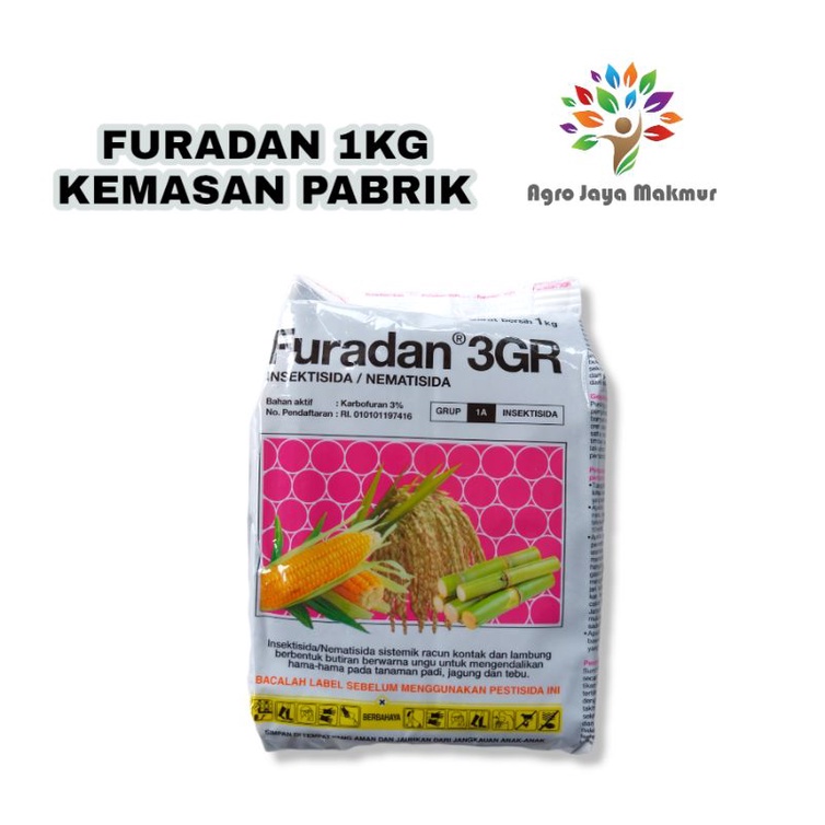 Jual INSEKTISIDA FURADAN 3GR isi 1 KG/nematisida/pengendali hama dalam ...