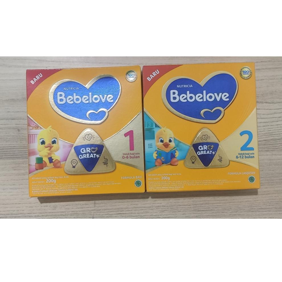 Jual [PRODUK 0CIT8] Bebelove 1 & 2 200gr - Susu Nutricia Bebelove 1 & 2 ...