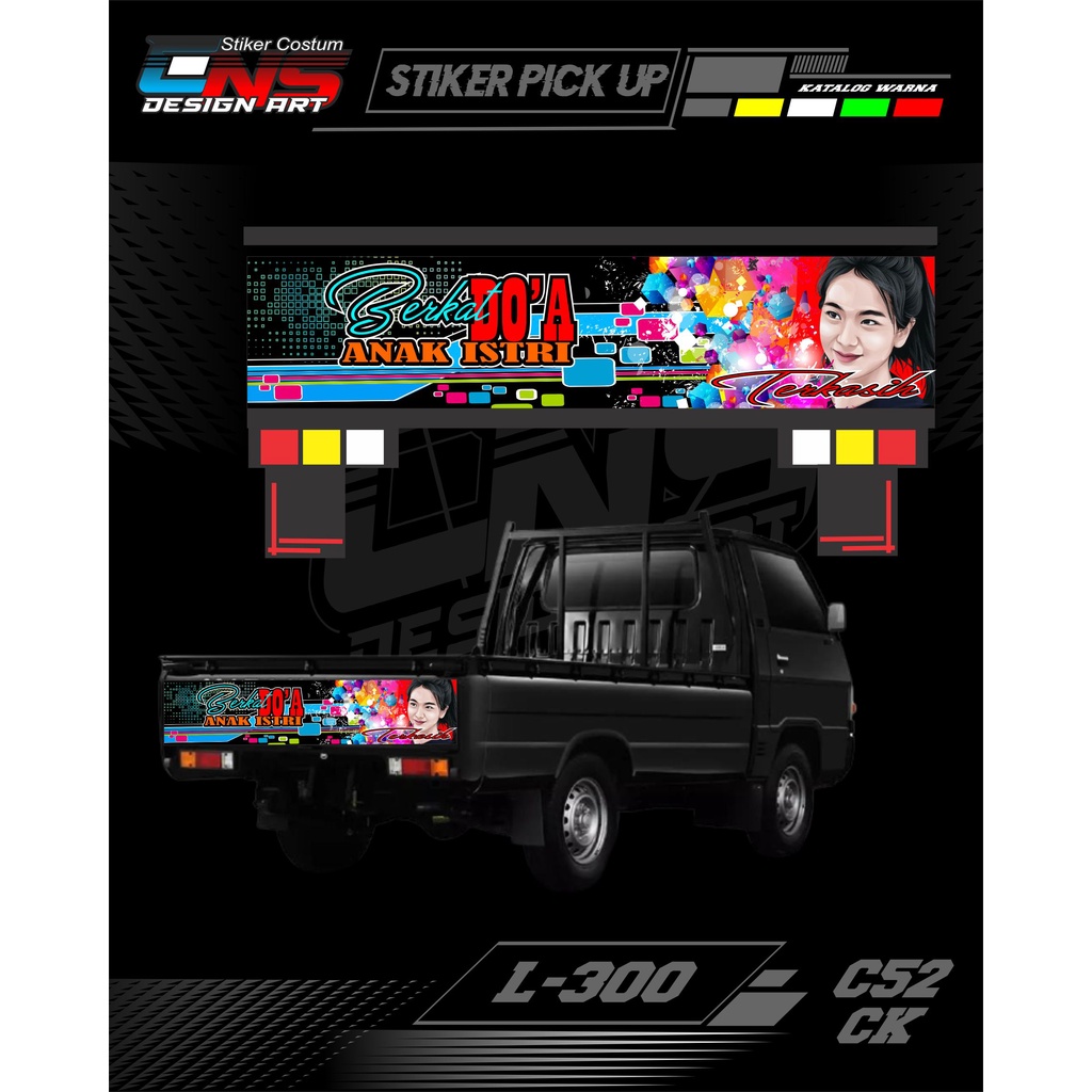 Jual Stiker pintu belakang L-300/carry new/carry ts 120cc/grandmax ... Jual Stiker pintu belakang L-300/carry new/carry ts 120cc/grandmax ...