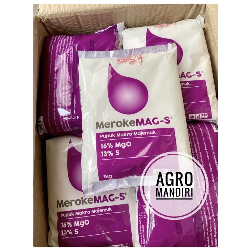 Jual Pupuk Meroke MAG-S 1 Kg Magnesium Sulfat Kemasan Pabrik | Shopee ...