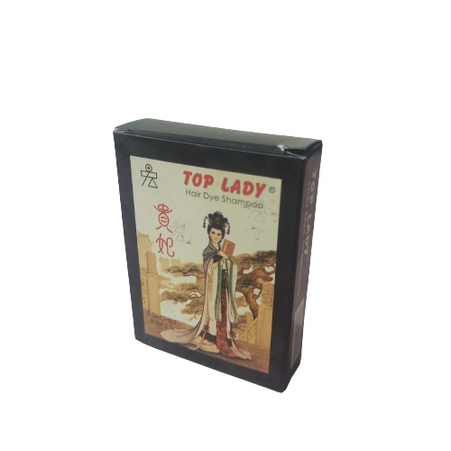 Jual Top Lady Semir Rambut Pria Wanita Hair Dye Shampoo 6 sachet @3gr ...