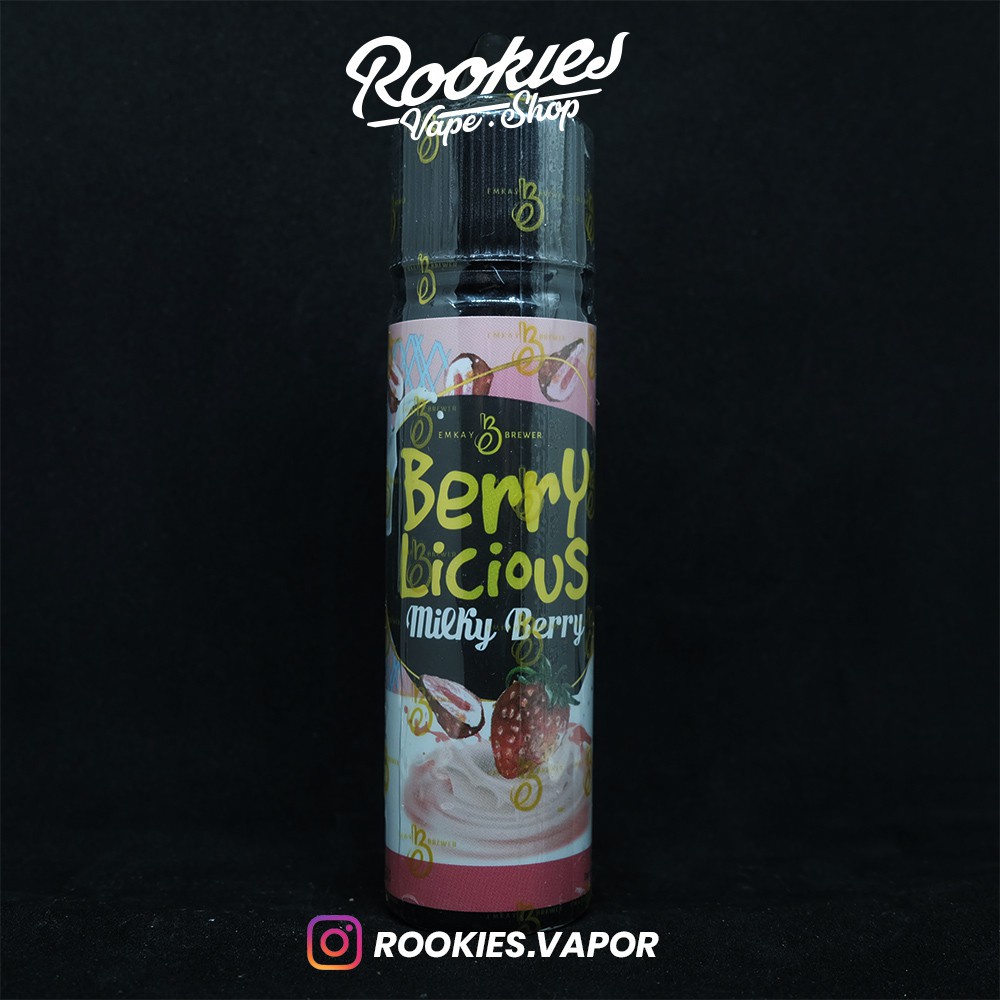 Jual Berrylicious Liquid Strawberry Milk 60ML LQ180 | Shopee Indonesia