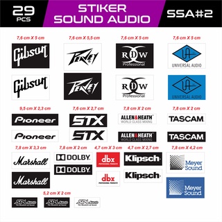 Jual STIKER AUDIO/SOUND VINYL 29 PCS | Shopee Indonesia