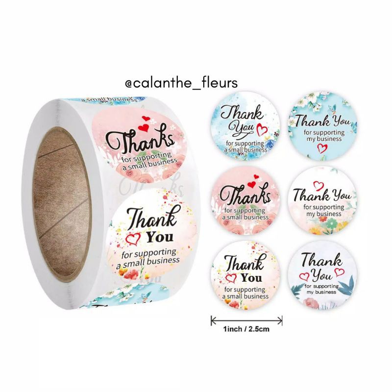 Jual STIKER STICKER LABEL KEMASAN PACKAGING THANK YOU FOR YOUR ORDER ...