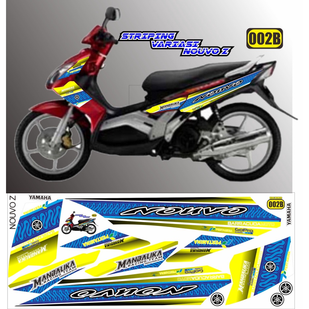 Jual Striping sticker yamaha nouvo z mandalika | Shopee Indonesia