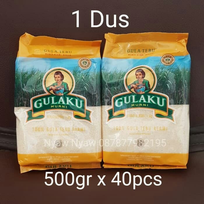 Jual Gulaku kuning 1/2 kg 500 gr, (perdus gula pasir tebu isi 40 ...