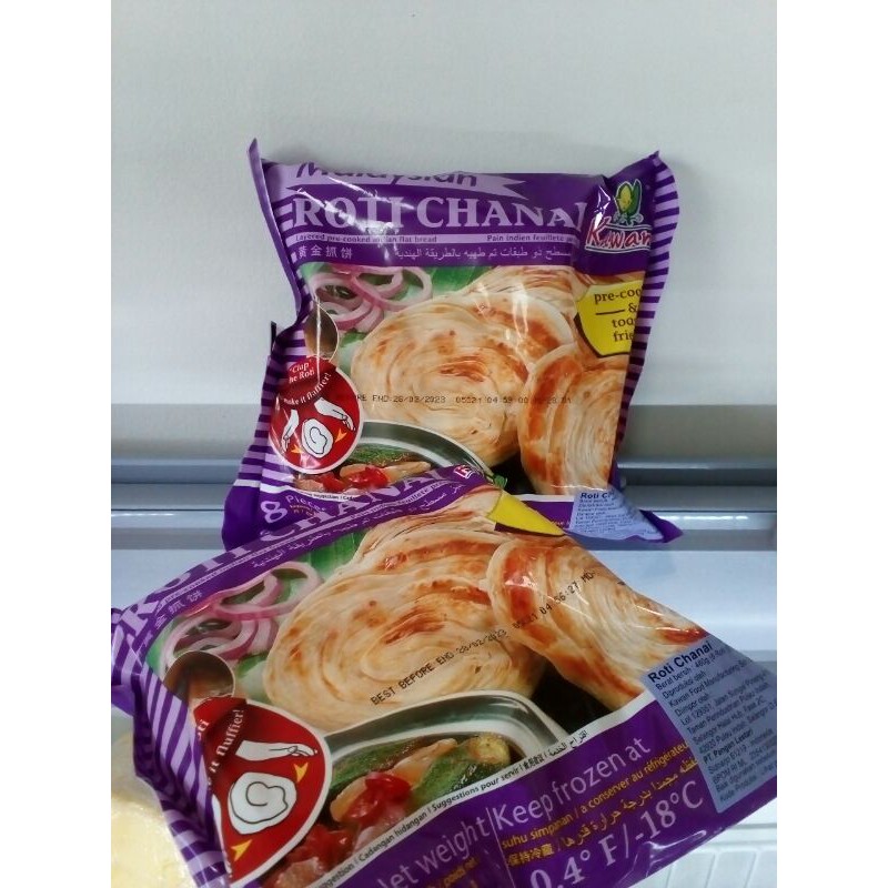 Jual KAWAN Malaysian Roti Chanai Isi 8pcs - Bread Chanai 8 pcs - Roti ...