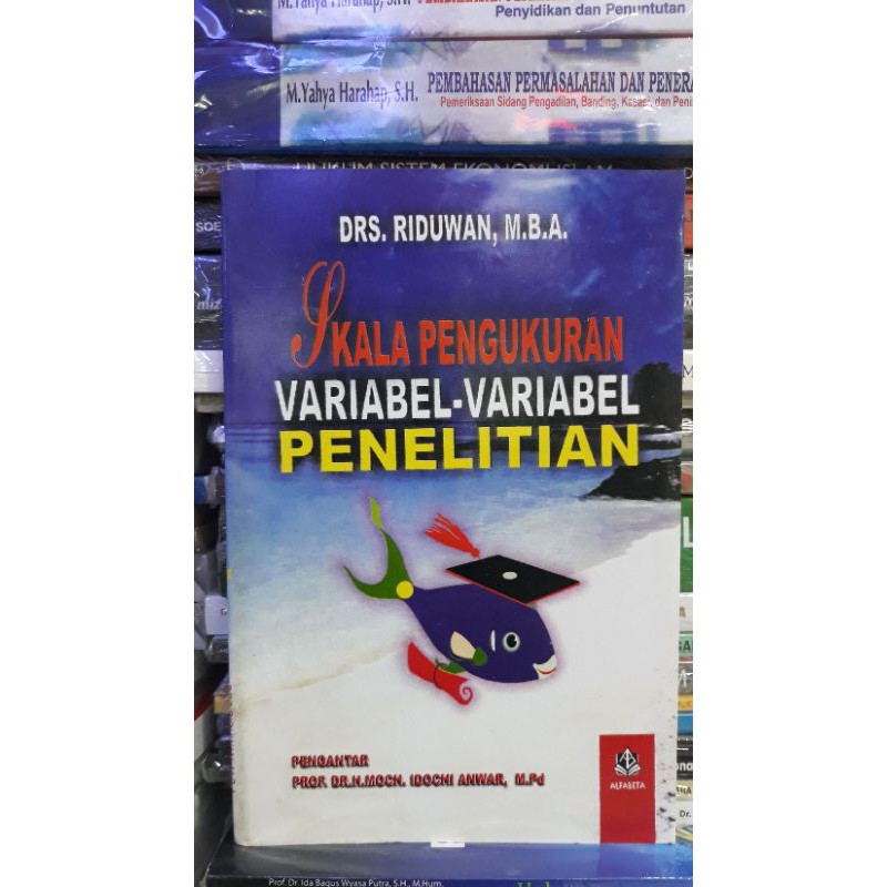 Jual skala pengukuran variabel variabel penelitian drs riduwan mba ...