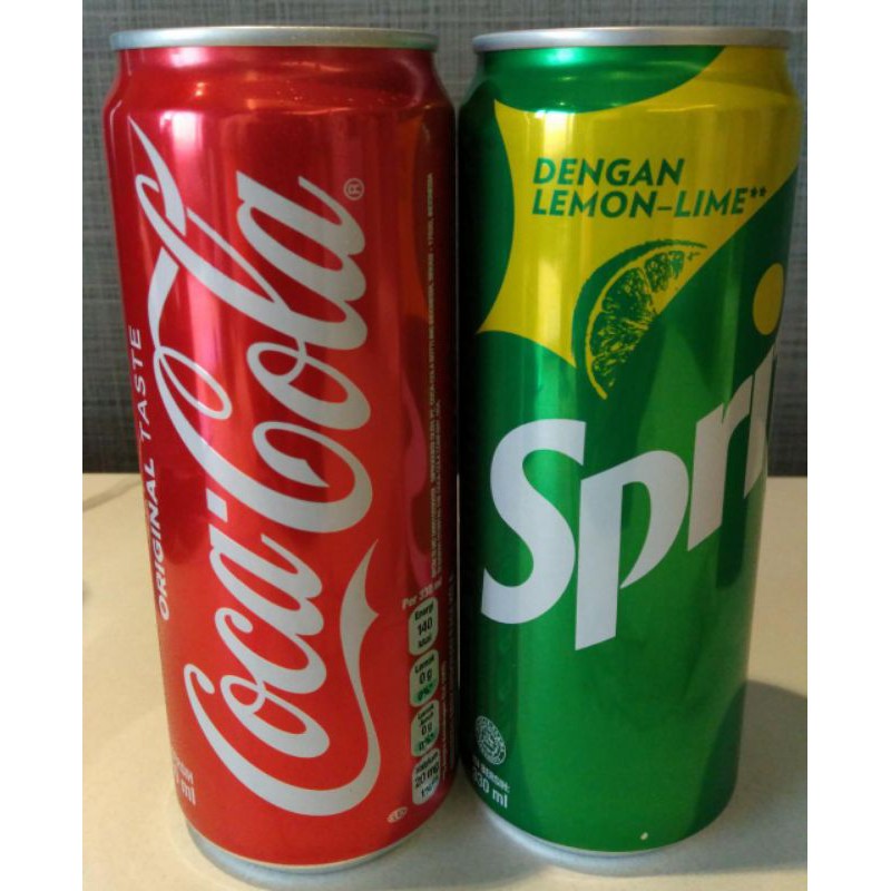 Jual Coca Cola 330 ML | Sprite 330 ML | Minuman Kaleng | Minuman Botol ...