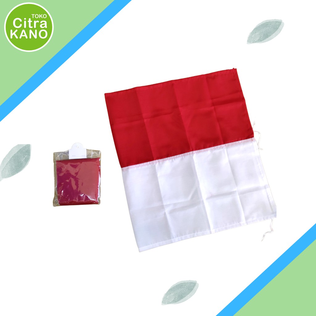 Jual BENDERA MERAH PUTIH KAIN 60 X 90 CM HALUS | Shopee Indonesia