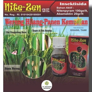 Jual OBAT Wereng Sundep Kaper Nite-Zen Insektisida NITE ZEN 125 EC ...