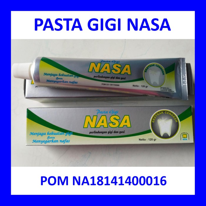 Jual Pasta Gigi NASA | Odol NASA ( Pasta Gigi Herbal Crystal X ...
