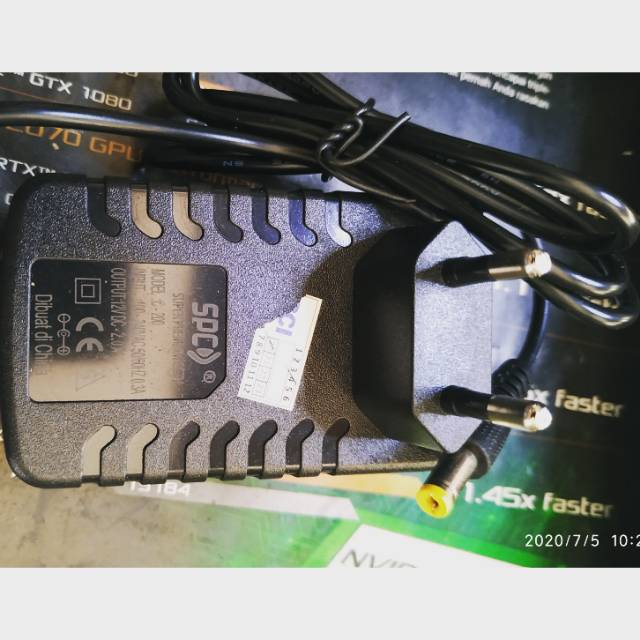 Jual Adaptor DC SPC 12V 2A 12 V 2 A 12 volt 2 Amper | Shopee Indonesia