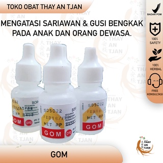 Jual GOM | GLYCERINE | 8 ML | OBAT TETES SARIAWAN | OBAT GUSI BENGKAK ...