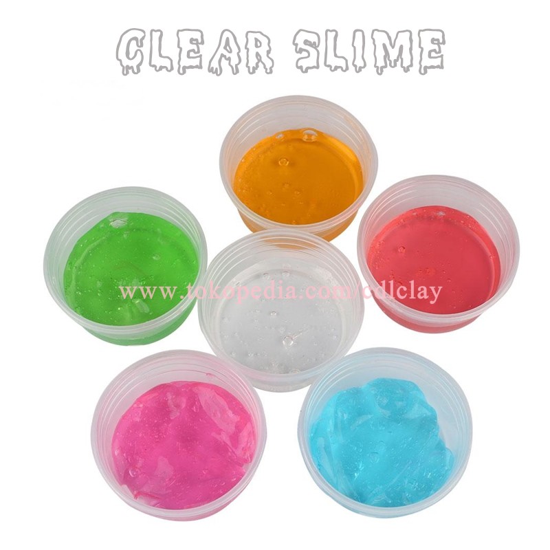 Jual CLEAR SLIME - BEBAS PILIH WARNA | Shopee Indonesia