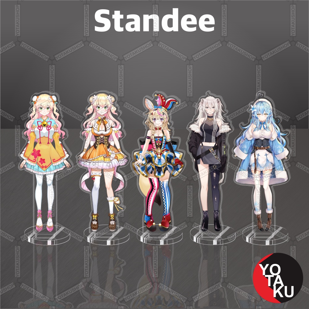 Jual Standee Besar Figure Anime Akrilik Hololive JP Holo Five STB21804 ...
