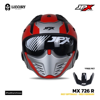 Jual Helm Sunmori - Helm JPX MX 726-R - MX07 - Optimax - Helm HalfFace ...
