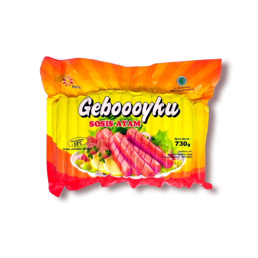 Jual GEBOYKU Sosis Ayam Merah 730gr | Shopee Indonesia