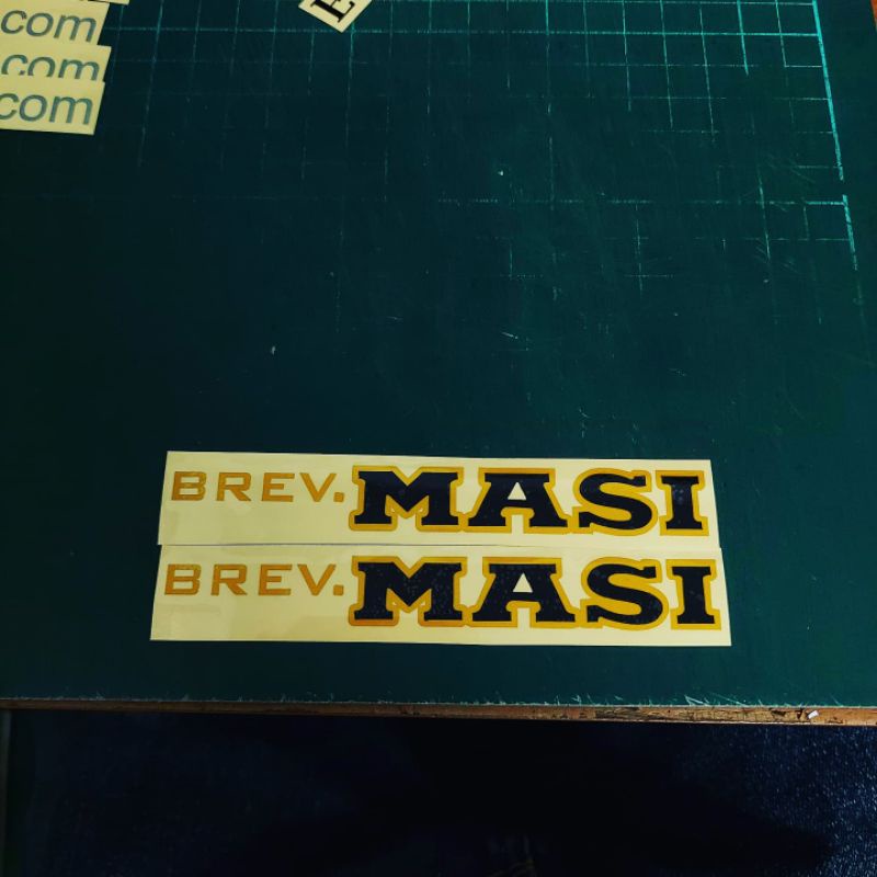 Jual Sticker Cutting Brev Masi isi 2 pcs | Shopee Indonesia