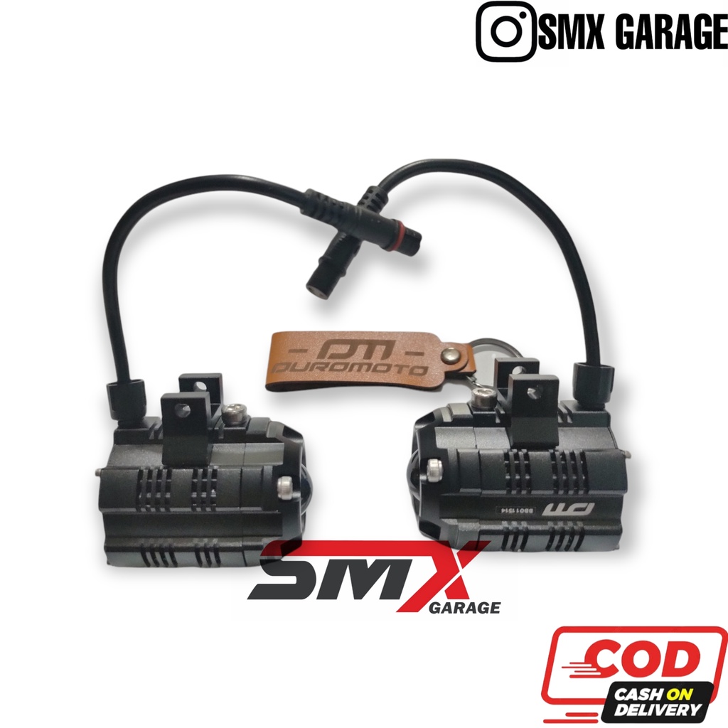 Jual Lampu tembak sorot putih kuning motor mobil LED M3 pro duro moto ...