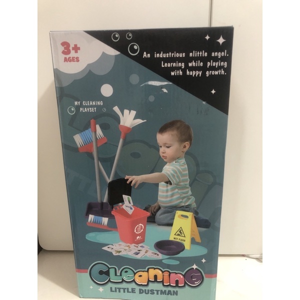 Jual cleaning set mainan sapu2an house cleaning card education | Shopee ...