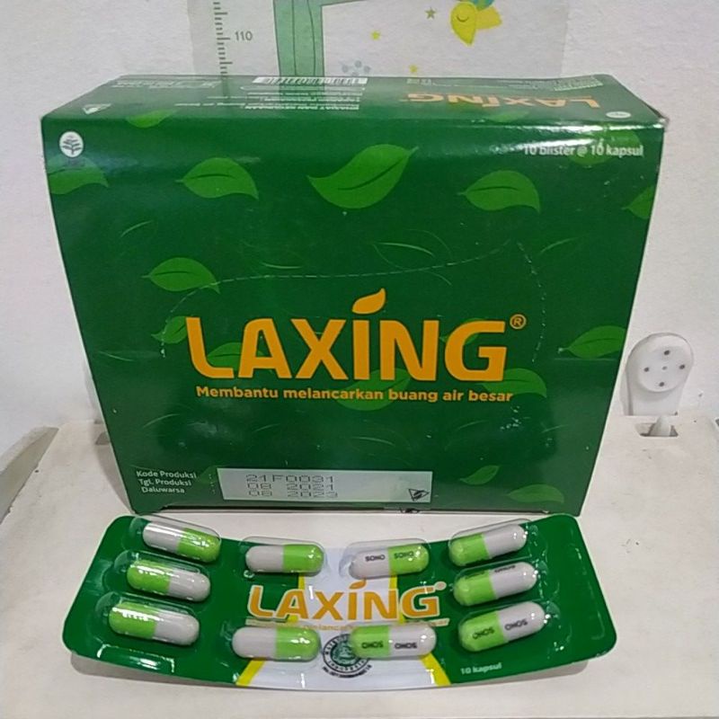 Jual LAXING pelancar BAB strip isi 10 kapsul | Shopee Indonesia