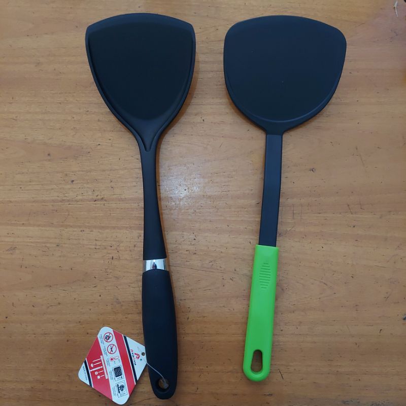 Jual Sutil Spatula Sendok Goreng Teflon Hitam - Dapur Karya Mdn ...