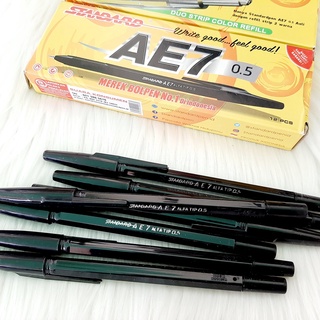 Jual (12 PCS) Pulpen STANDARD AE7/ Bolpoin Standard / Pen Standard per pack | Shopee Indonesia