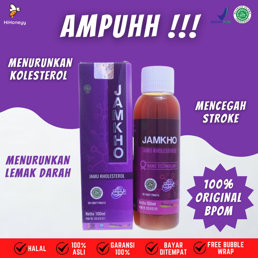 Jamkho Minuman Herbal Ampuh Menurunkan Kolesterol | Jamu Obat Penurun ...