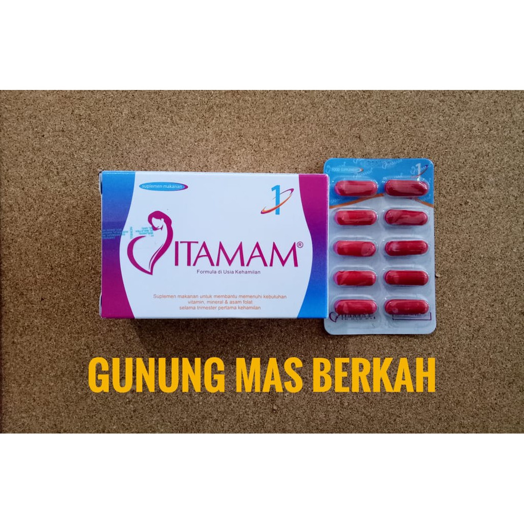 Jual VITAMAM satu Vitamam 1 vitamam 1 - vitamin mineral dan asam folat ...