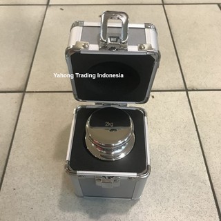 Jual Batu Timbangan Anak Timbangan Kalibrasi Bandul F2 2kg + Box ...