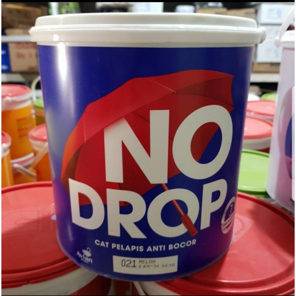 Jual No Drop 4kg Cat Pelapis Anti Bocor/ Waterproof 1 Galon/ Nodrop 4 kg/ Cat Anti Hujan dan ...