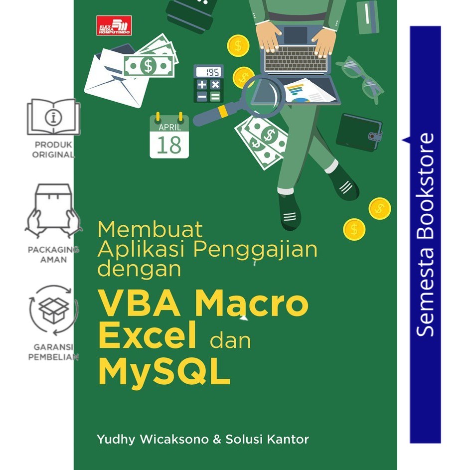 Jual Membuat Aplikasi Penggajian dengan VBA Macro Excel dan MySQL - Buku Ori Elex | Shopee Indonesia