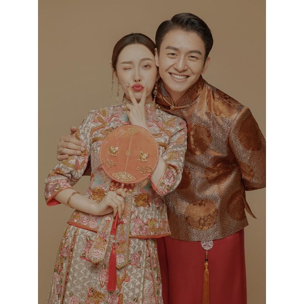 Jual Realpic CHW-69 S-2XL Cheongsam sangjit couple impor gaun sangjit ...