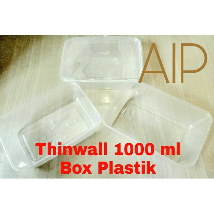 Jual Thinwall Box makanan /Kotak Plastik / Thinwall kotak - 1000 ml ... Jual Thinwall Box makanan /Kotak Plastik / Thinwall kotak - 1000 ml ...