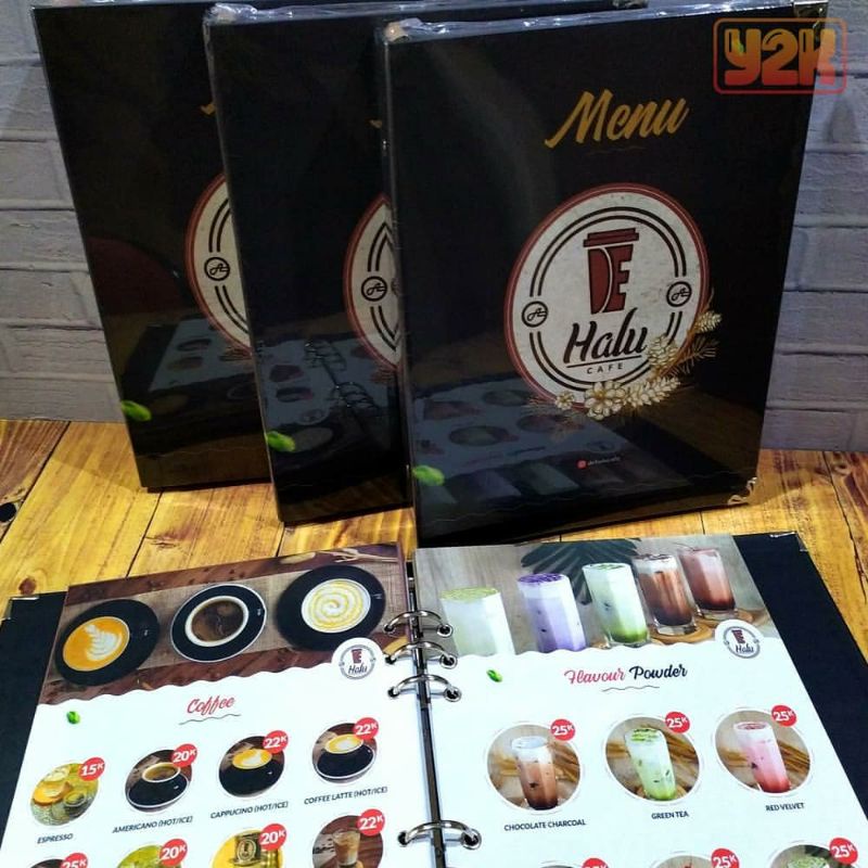 Jual Buku menu cafe/resto fullhardpaper A4 Indonesia|Shopee Indonesia