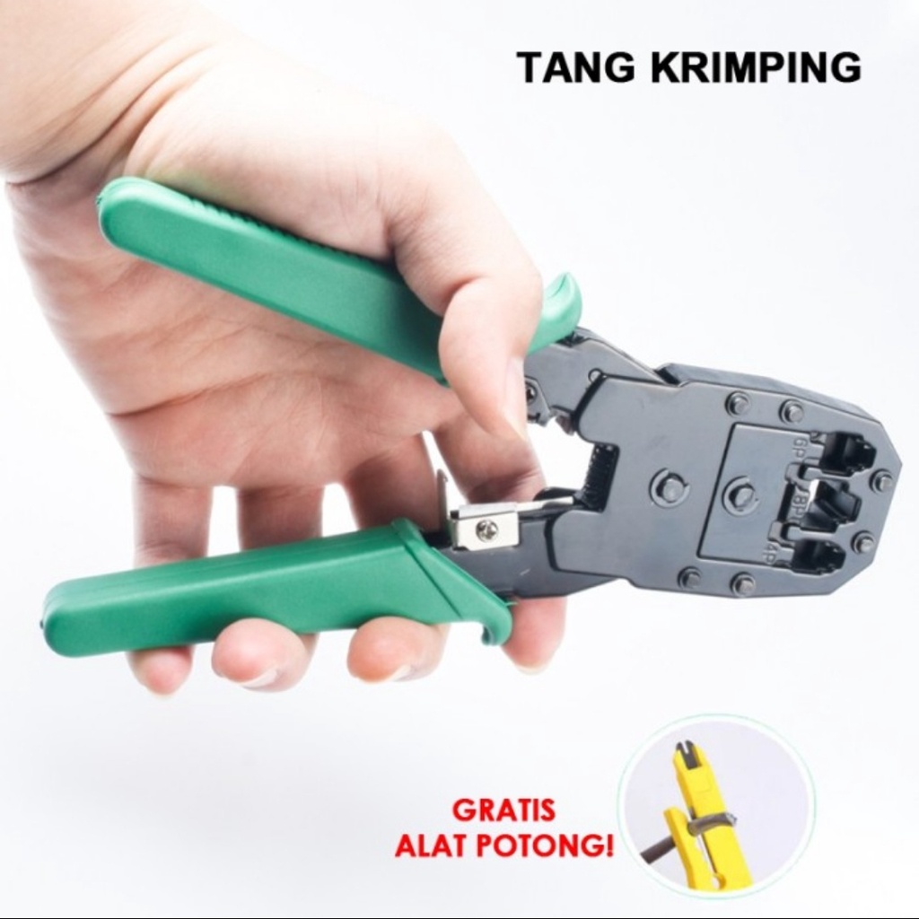 Jual Crimping Tools Tang Krimping Kabel Lan RJ45 RJ11 Internet Alat ...