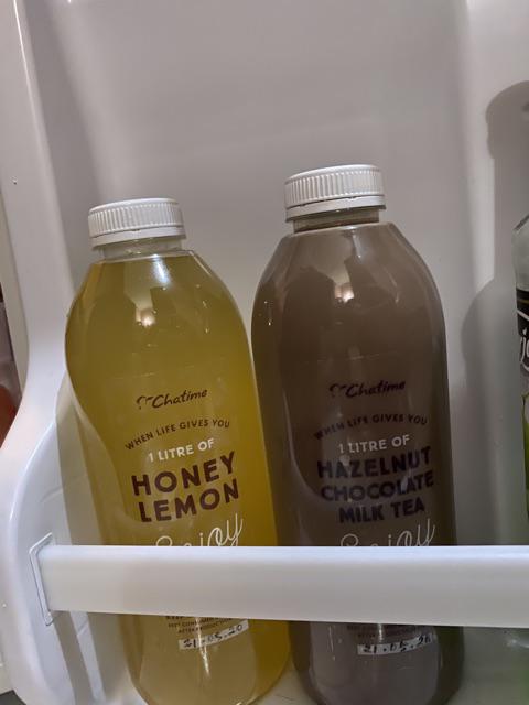 Chatime Hazelnut Chocolate Milk Tea Gede Banget 1 Liter | Shopee Indonesia