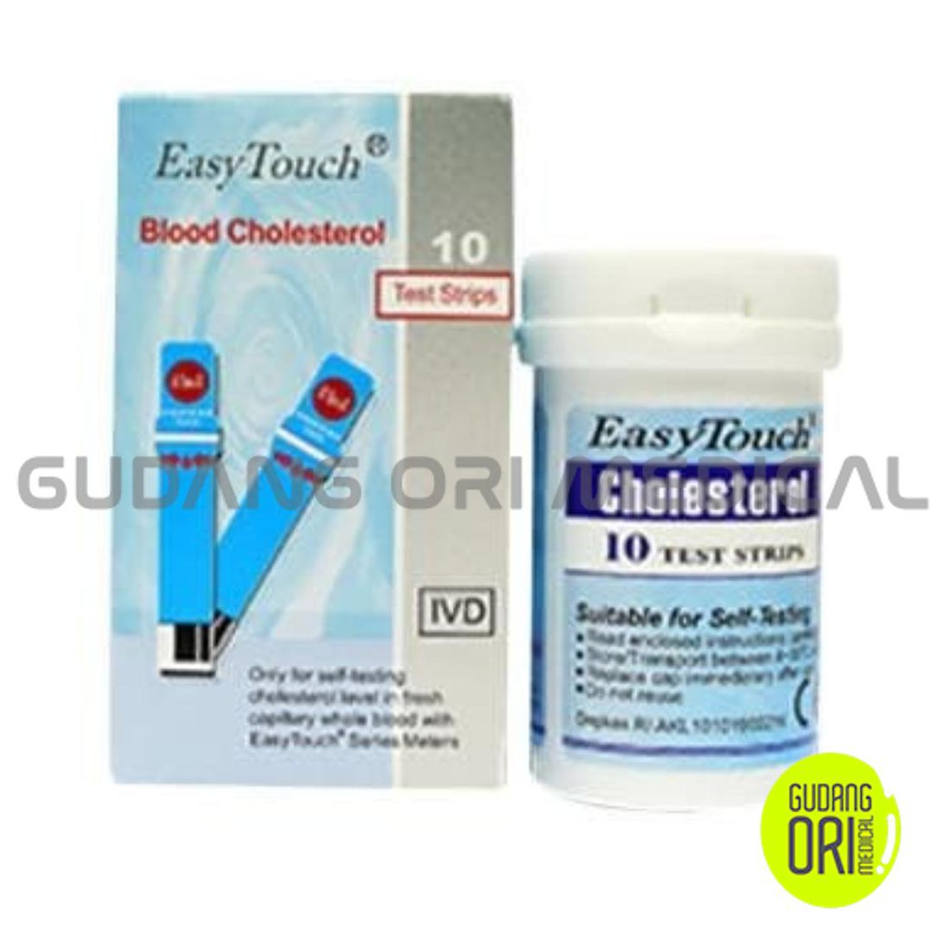 Jual Easy Touch Kolesterol / Easytouch Cholesterol 10 test strips ...